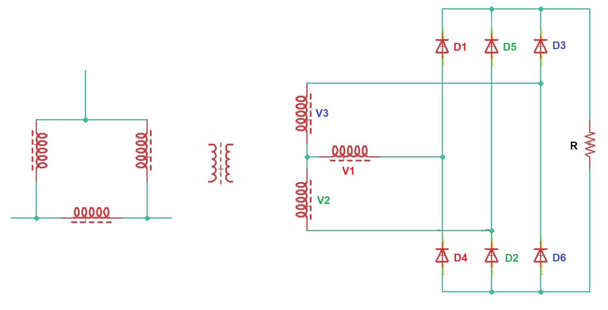 What is three-phase diode rectifier