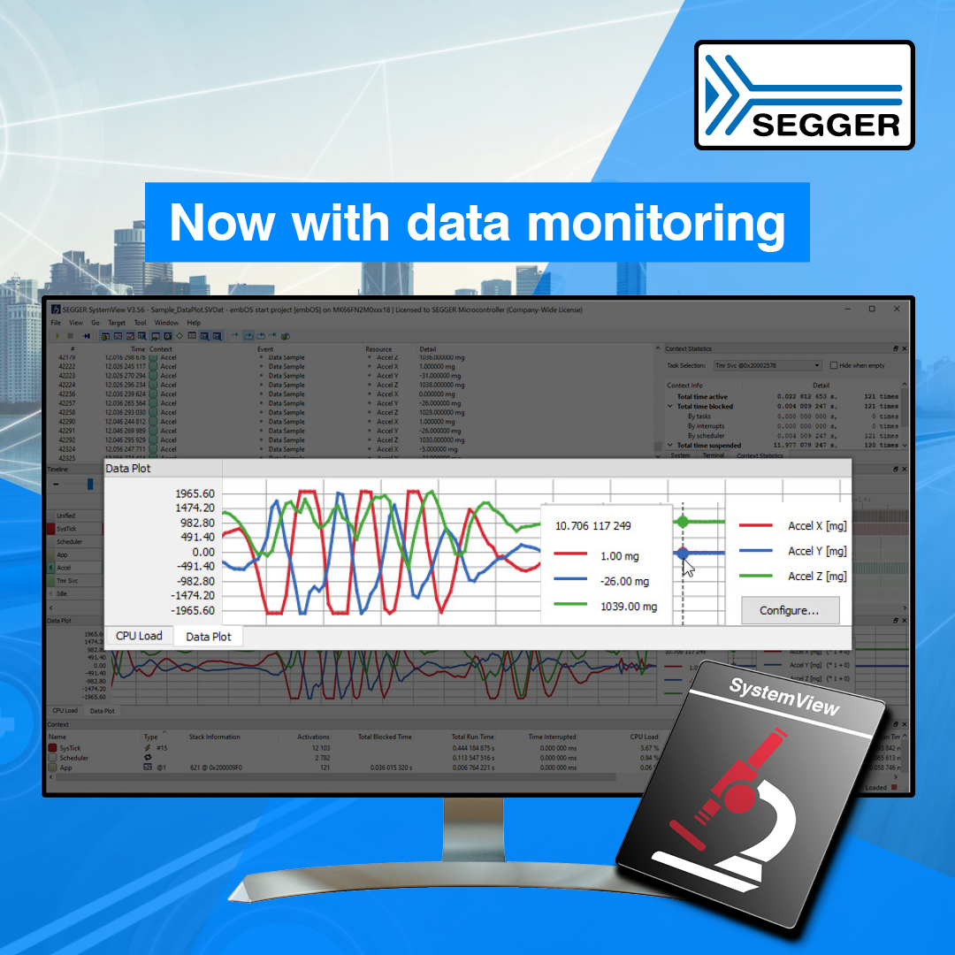 SEGGER introduces scope-like data visualisation with new dataplot ...